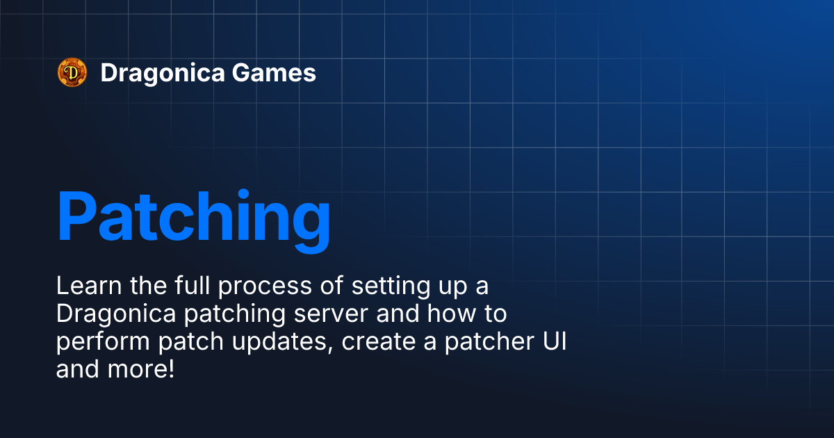 Patching | Dragonica Games